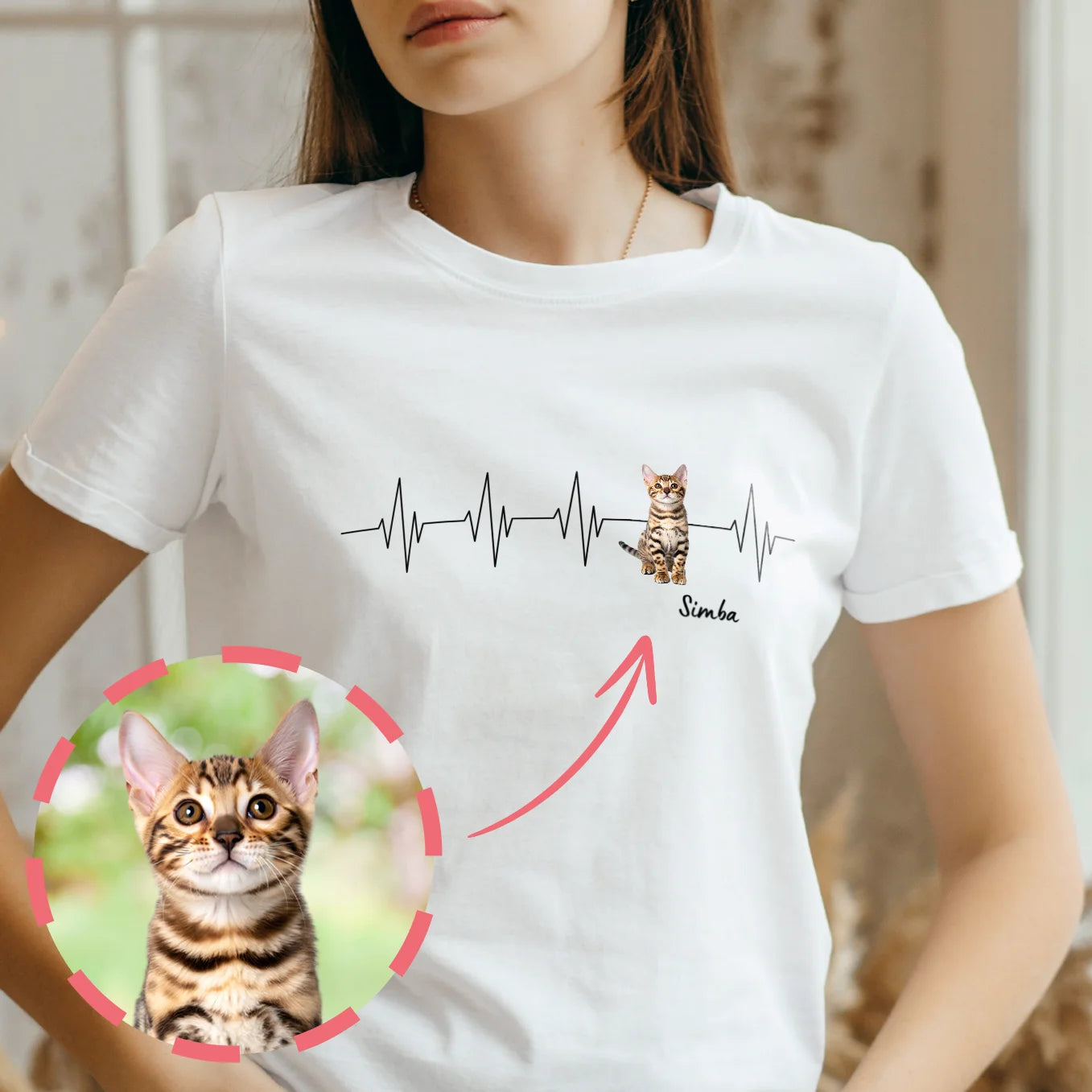 T Shirt Mit Katze